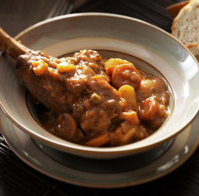 Lamb Shank Stew - Gordon Rhodes gluten free stew mix